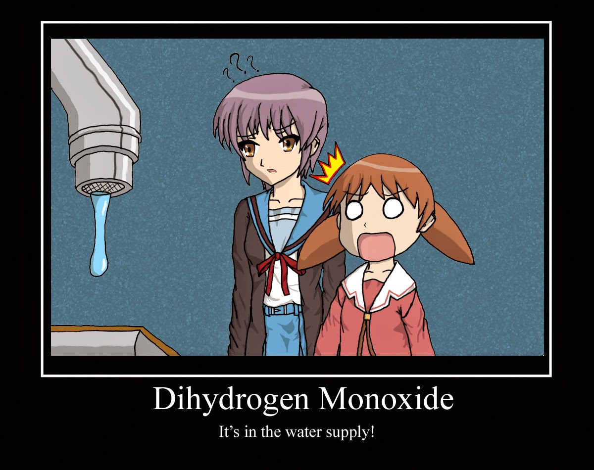 Wes Ferguson Fitness Blog: OMG Dihydrogen Monoxide!!! IT'S EVERYWHERE